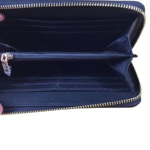 bebe | Bags | Bebe Los Angeles Black Zip Around Wallet New | Poshmark